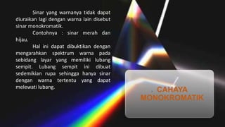Cahaya tampak | PPTX