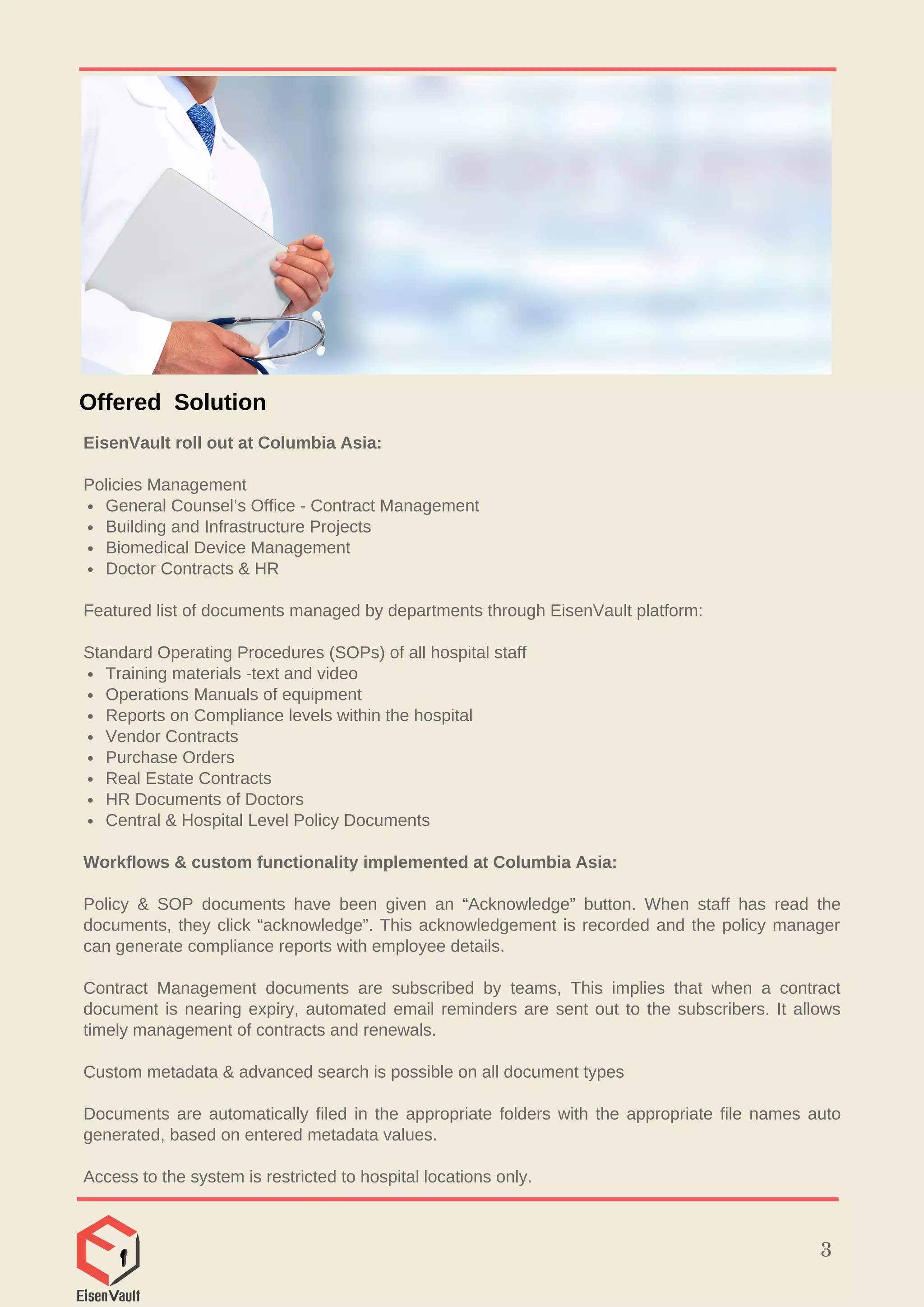 Healthcare Industry Case Study – Cloud Based Document Management | PDF