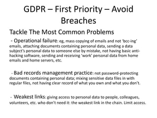 GDPR - Basics for Community Archives | PPTX | Internet for Beginners ...