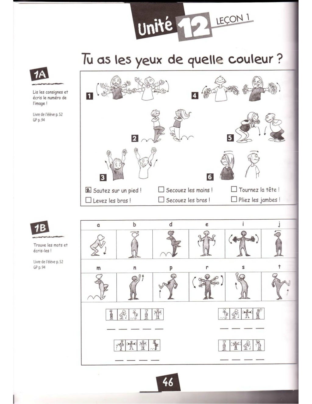 Cahier dactivites Alex et Zoé 1