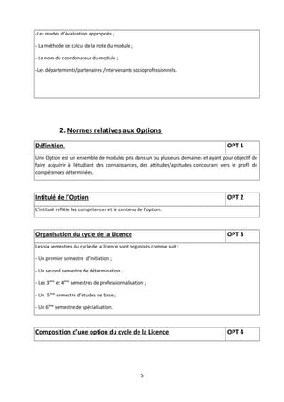 Cahier de normes pedagogiques | DOC