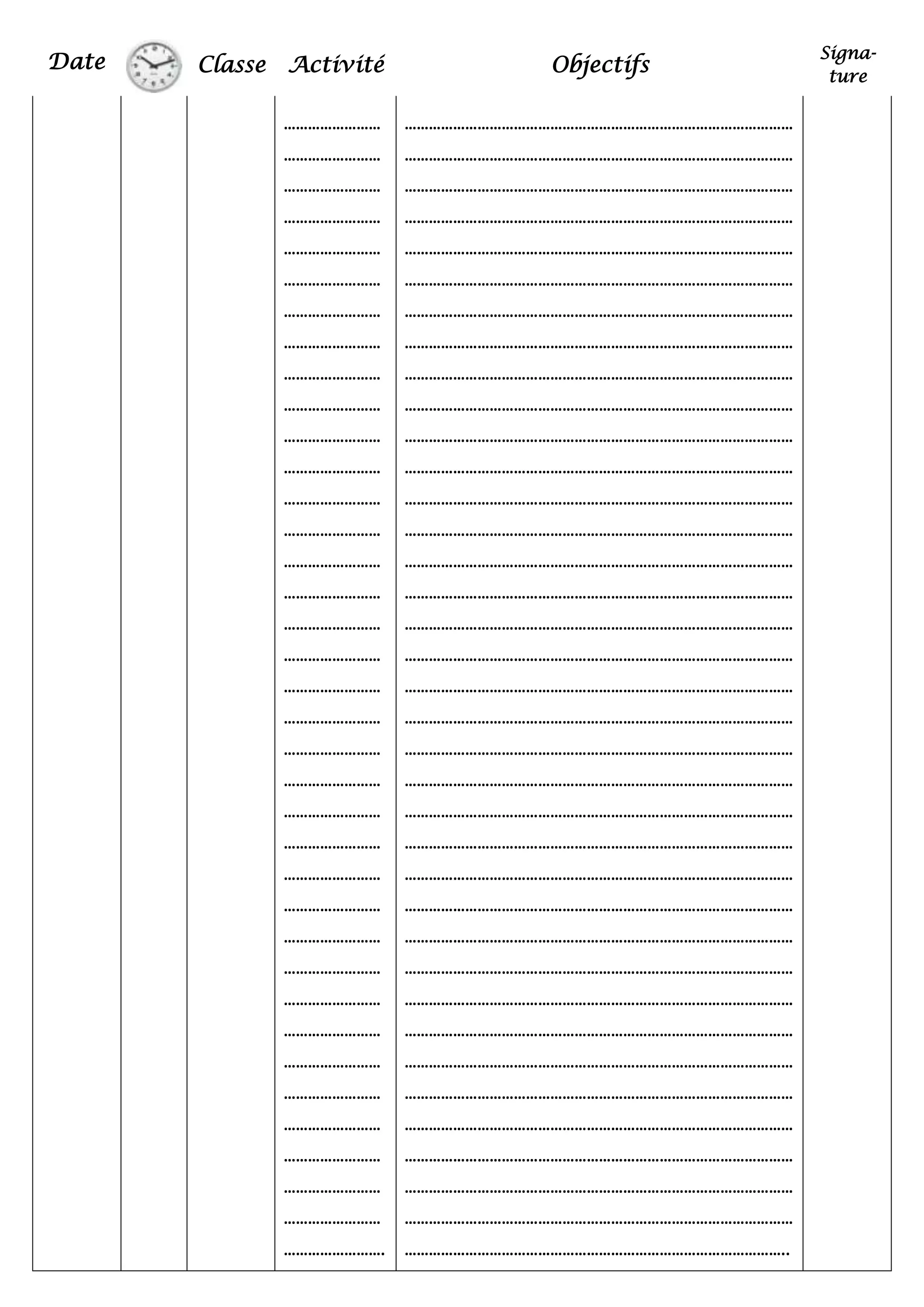 Cahier de texte | PDF