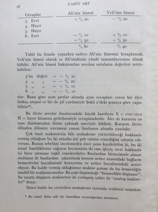 Cahit Arf - "Makineler Düşünebilir mi ve Nasıl Düşünebilir?" | PDF