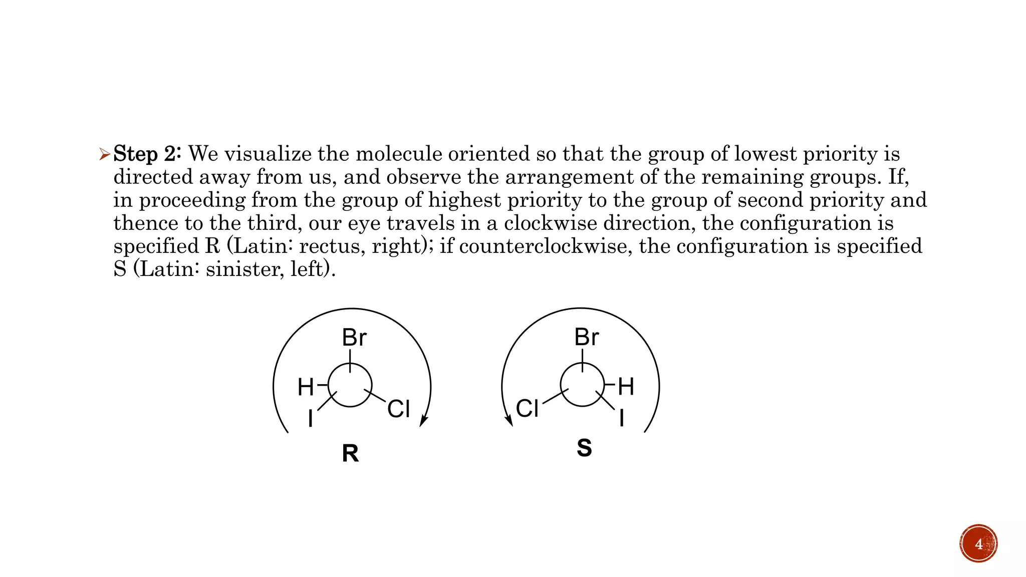 Cahn ingold-prelog projection formula | PPTX