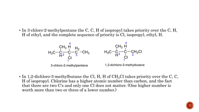 Cahn ingold-prelog projection formula | PPTX | Chemistry | Science