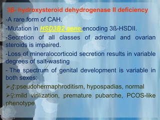 Congenital adrenal hyperplasia, Ola Elgaddar, 2012 | PPSX