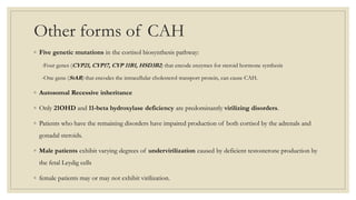 Congenital adrenal hyperplasia | PPTX