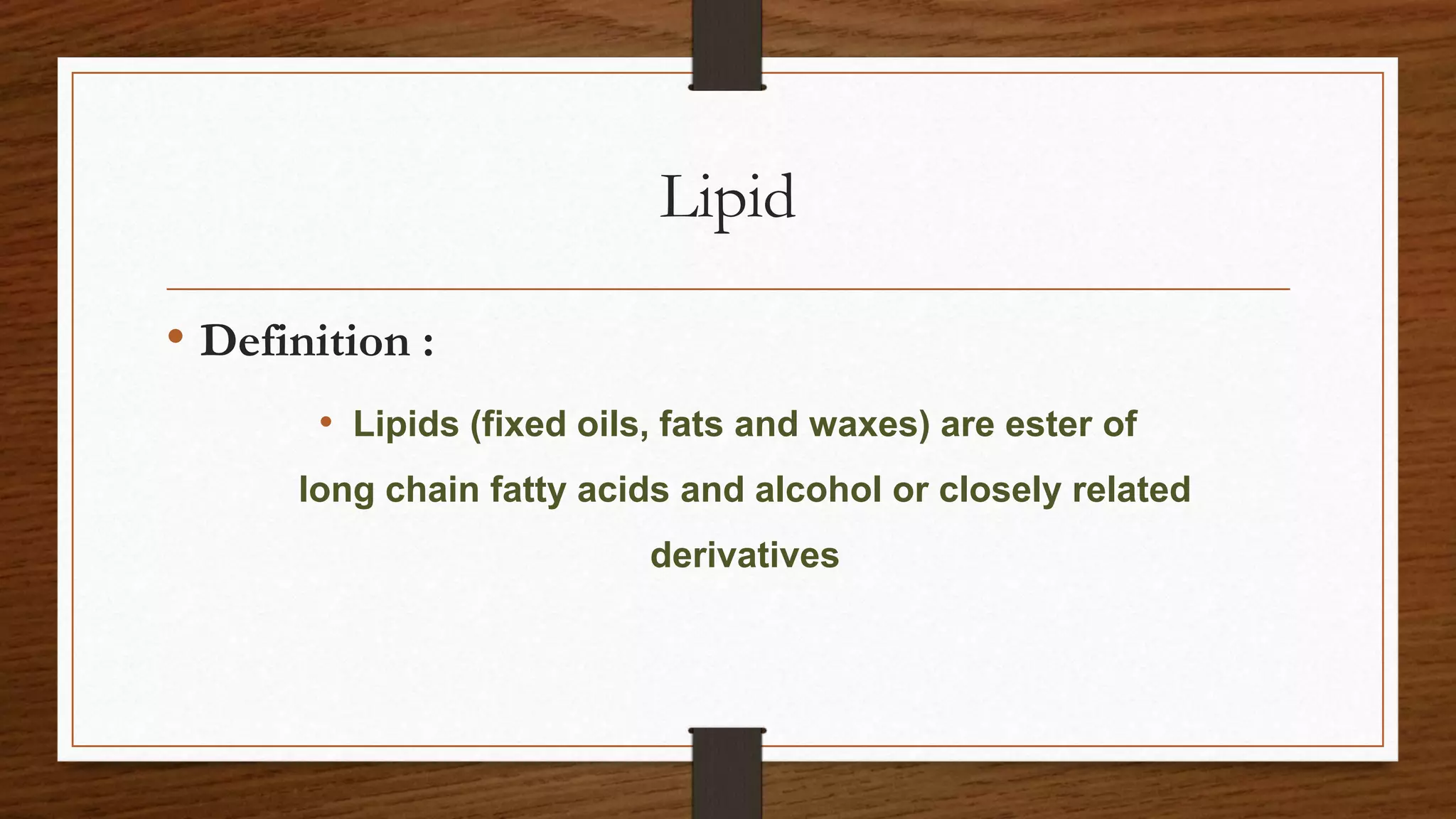 Cahpter 6 lipids | PPTX