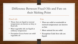 Cahpter 6 lipids | PPTX