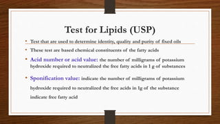 Cahpter 6 lipids | PPTX
