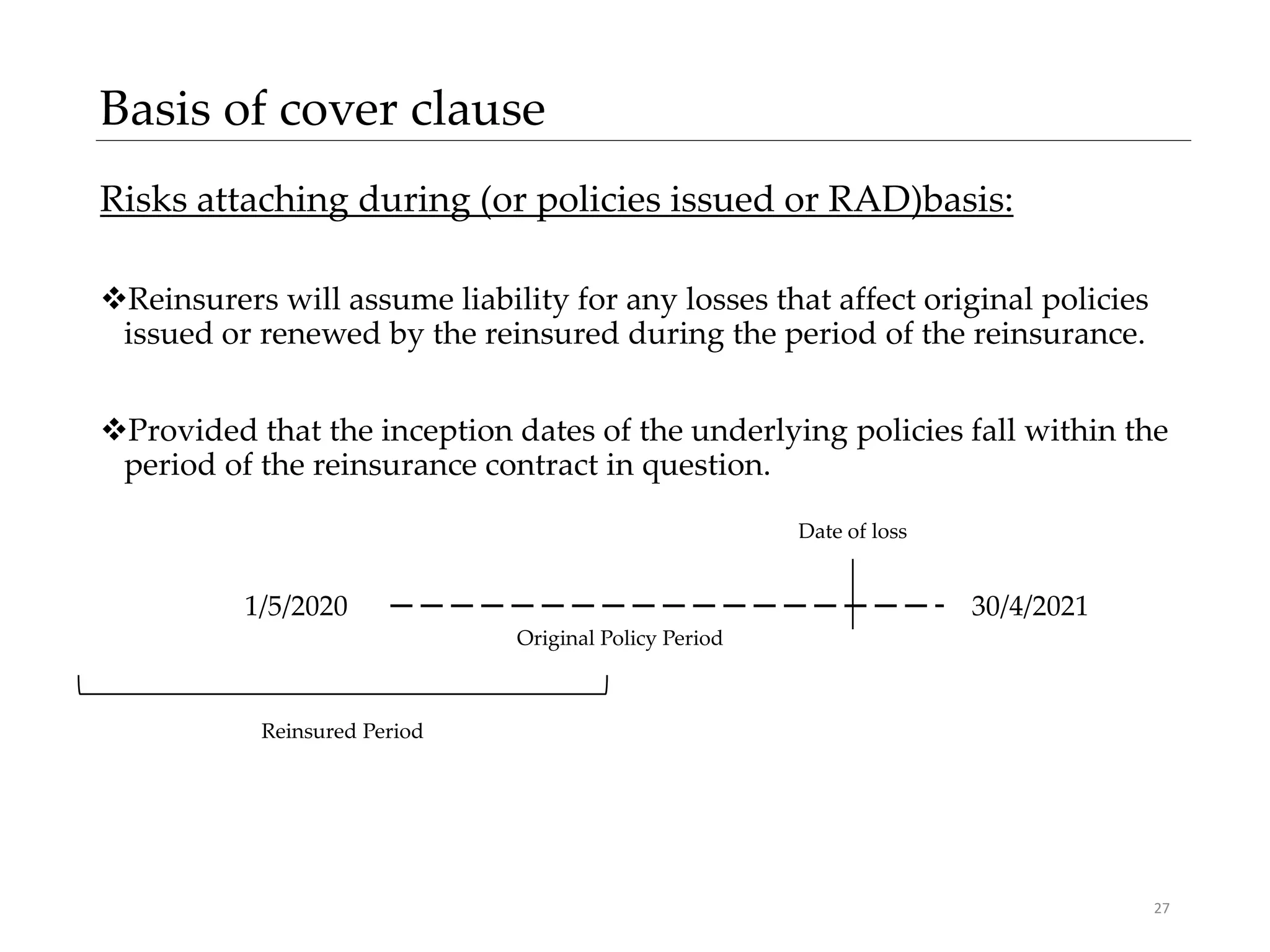 Reinsurance Contract Wordings treaty | PPTX