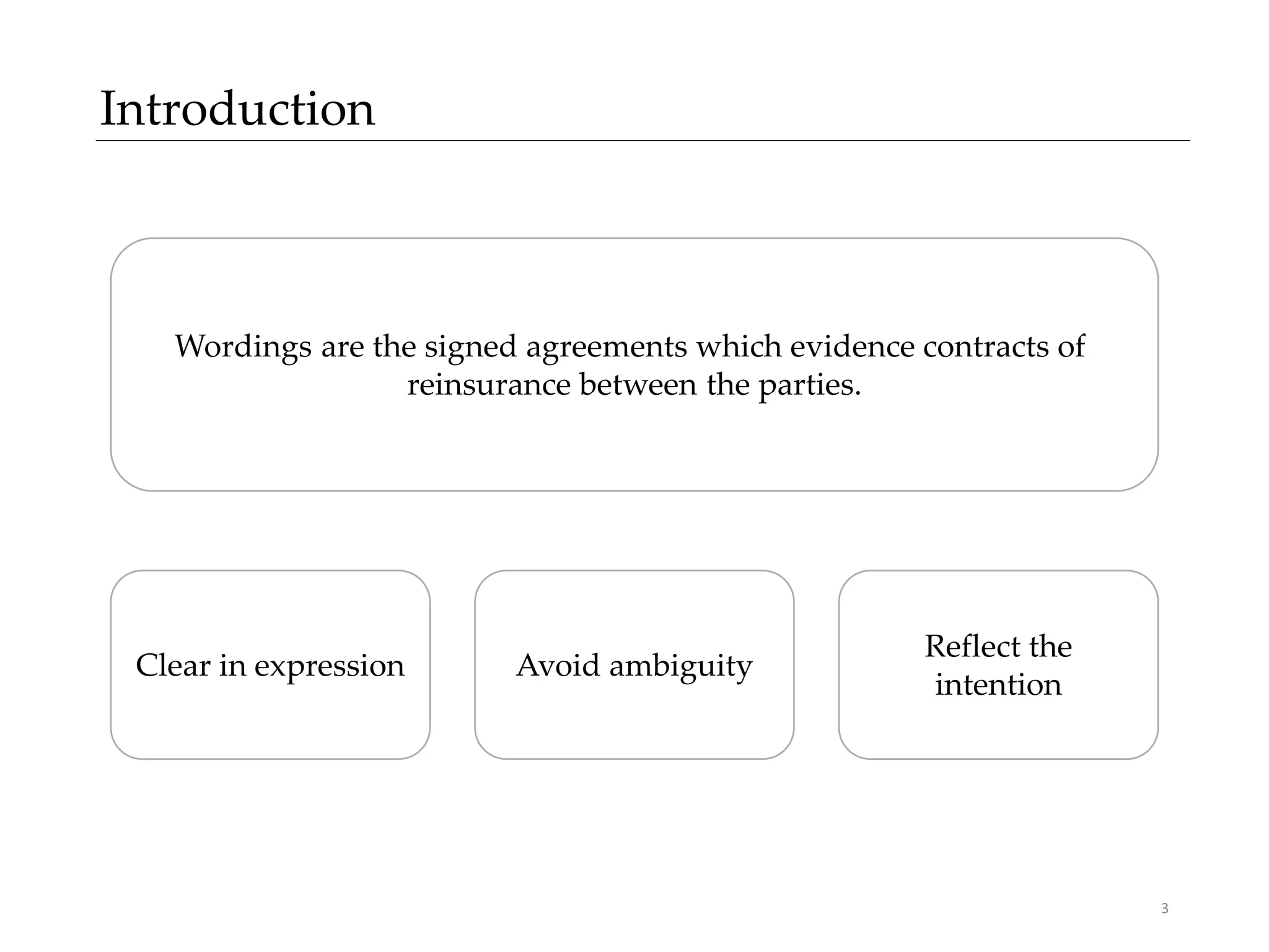Reinsurance Contract Wordings treaty | PPTX