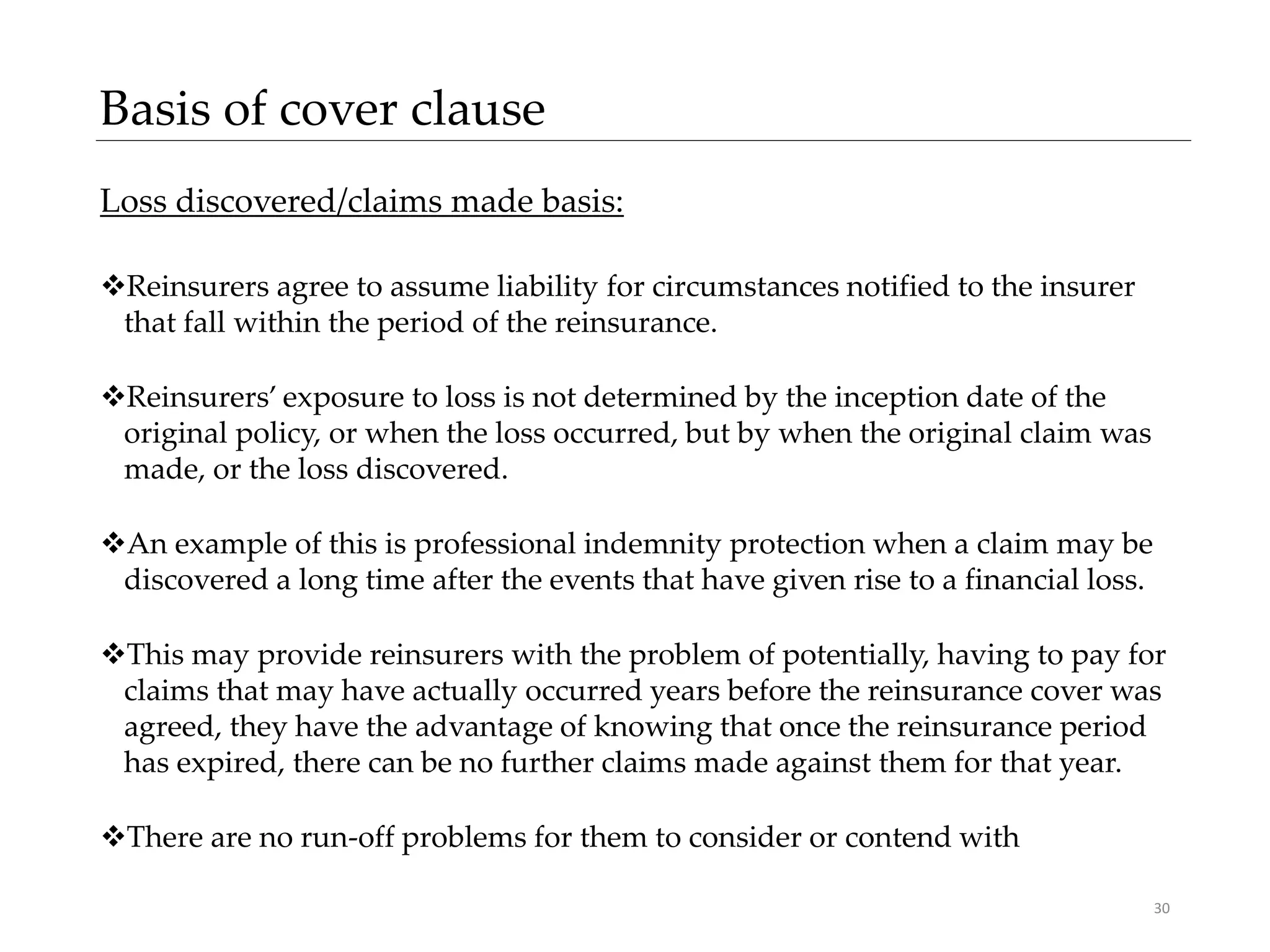 Reinsurance Contract Wordings treaty | PPTX
