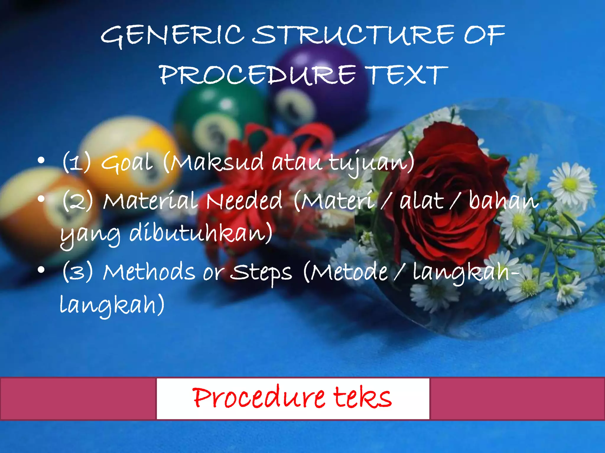 Procedure | PPT | Free Download