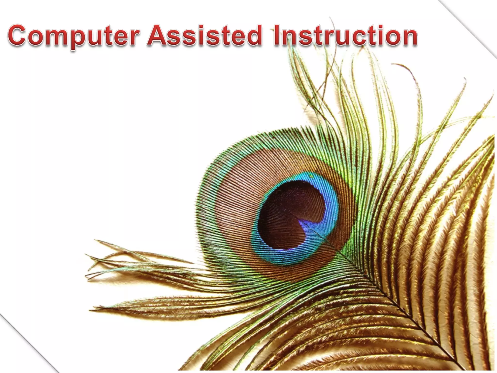Computer Assisted Instruction | PPT