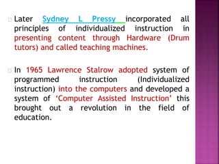 Computer Assisted Instruction | PPTX