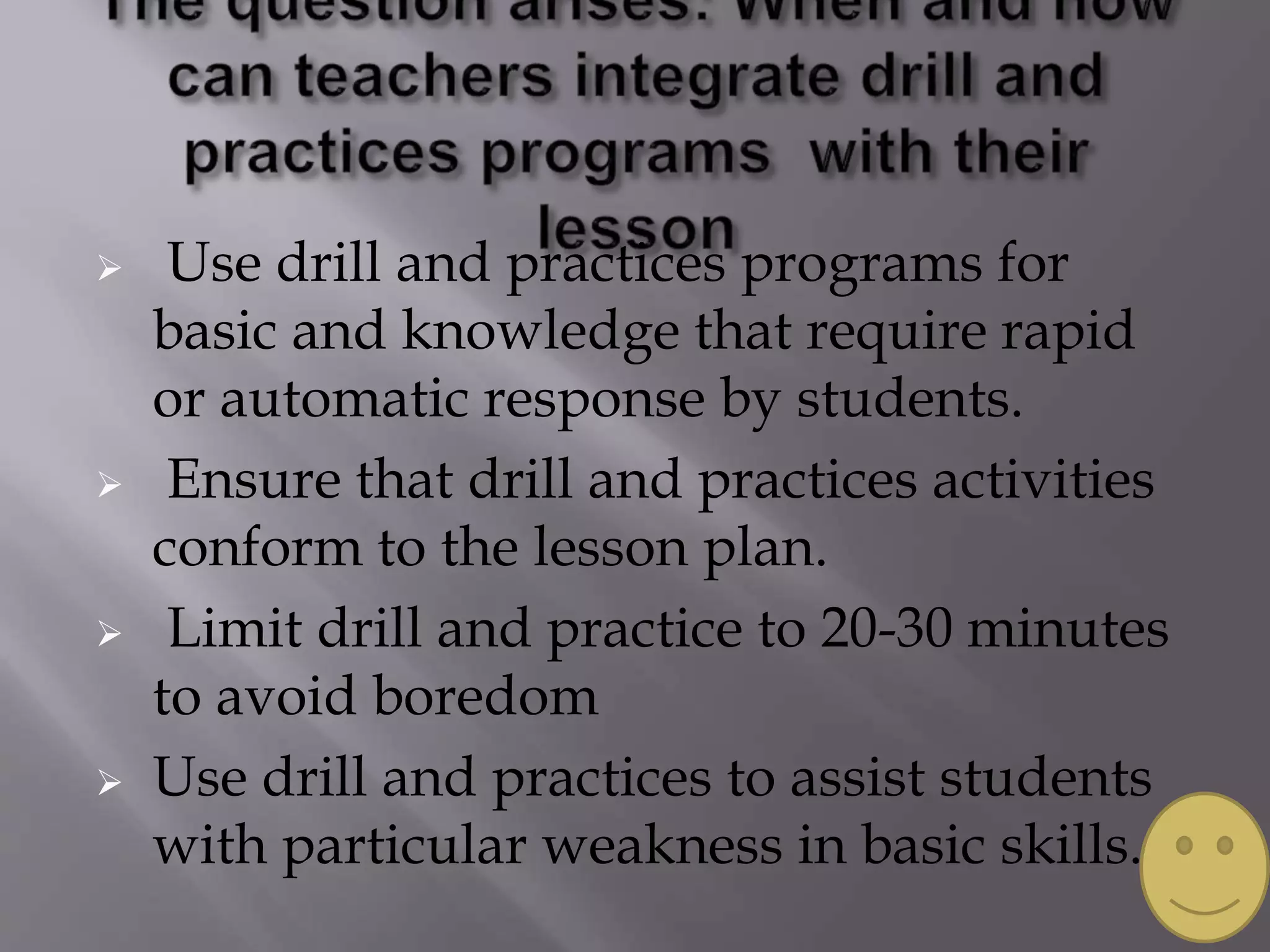 Computer Assisted Instruction | PPTX | Education