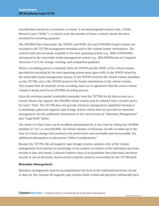 IBM Virtualization Engine TS7700 | PDF