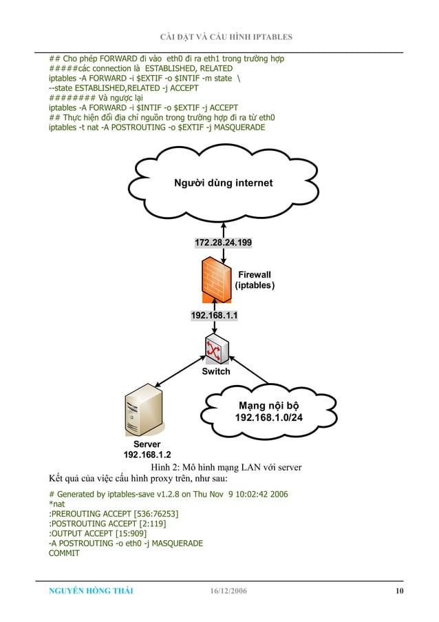 Cai dat va_cau_hinh_iptables | PDF