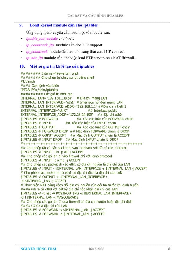 Cai dat va_cau_hinh_iptables | PDF