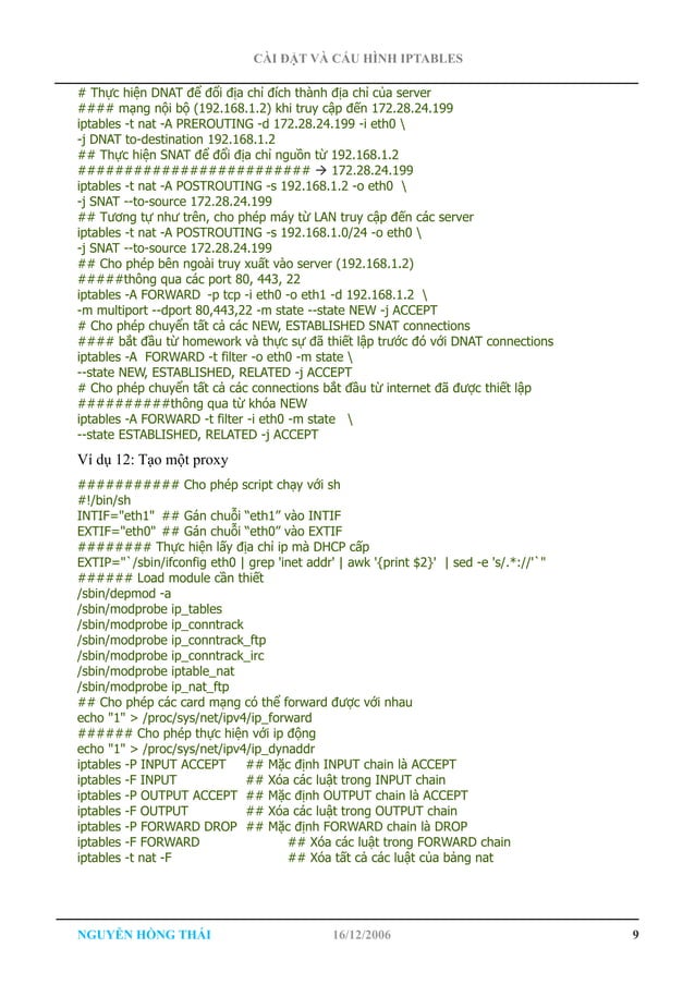 Cai dat va_cau_hinh_iptables | PDF
