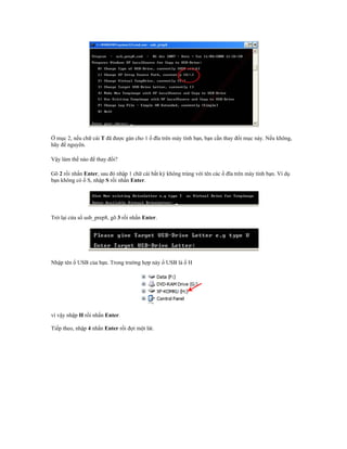 Cài đặt Windows XP từ ổ USB Flash | PDF