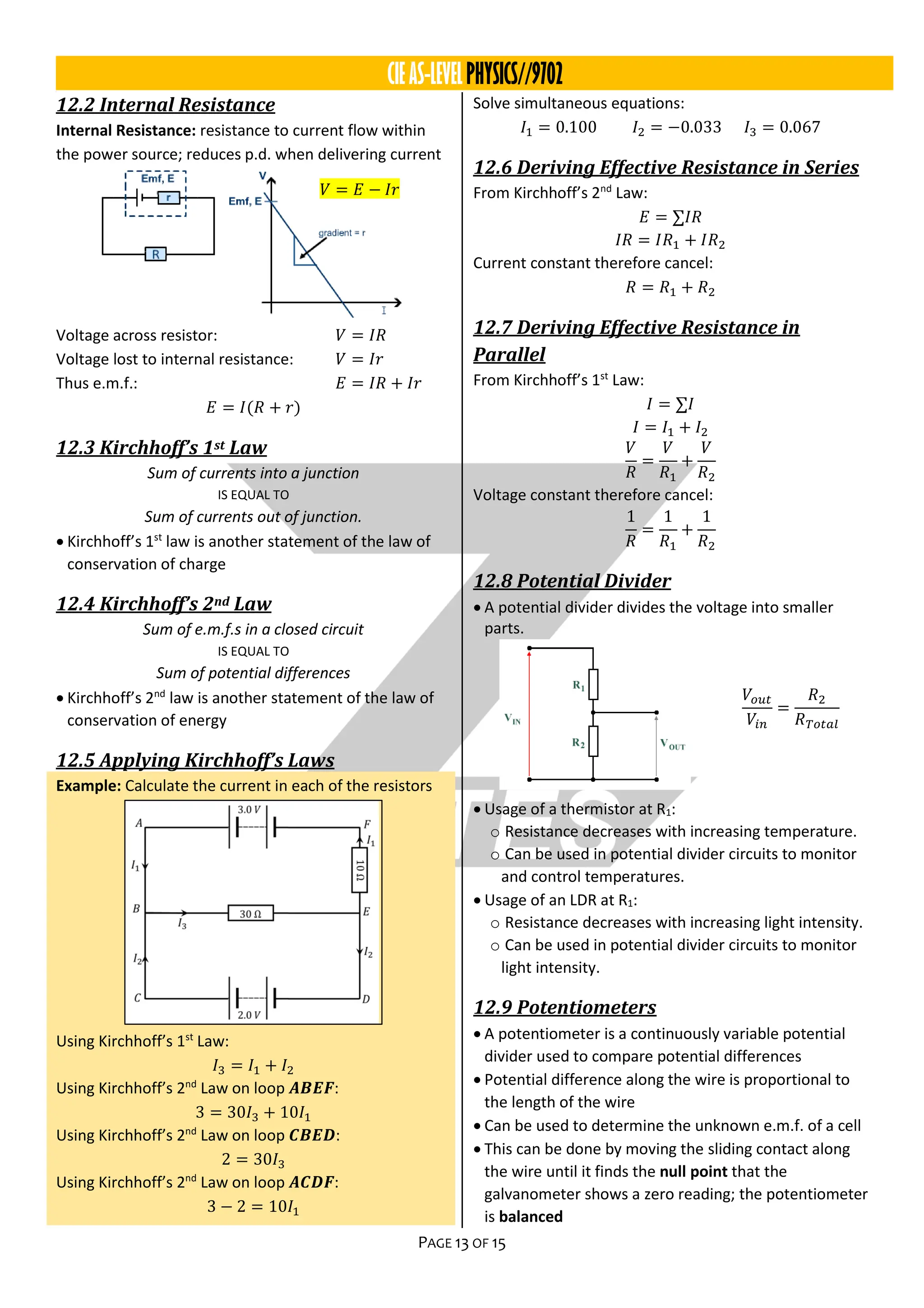 physics 9702 theory pdf fr A level cambridge.This will assist in ...