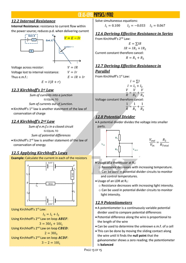 physics 9702 theory pdf fr A level cambridge.This will assist in ...