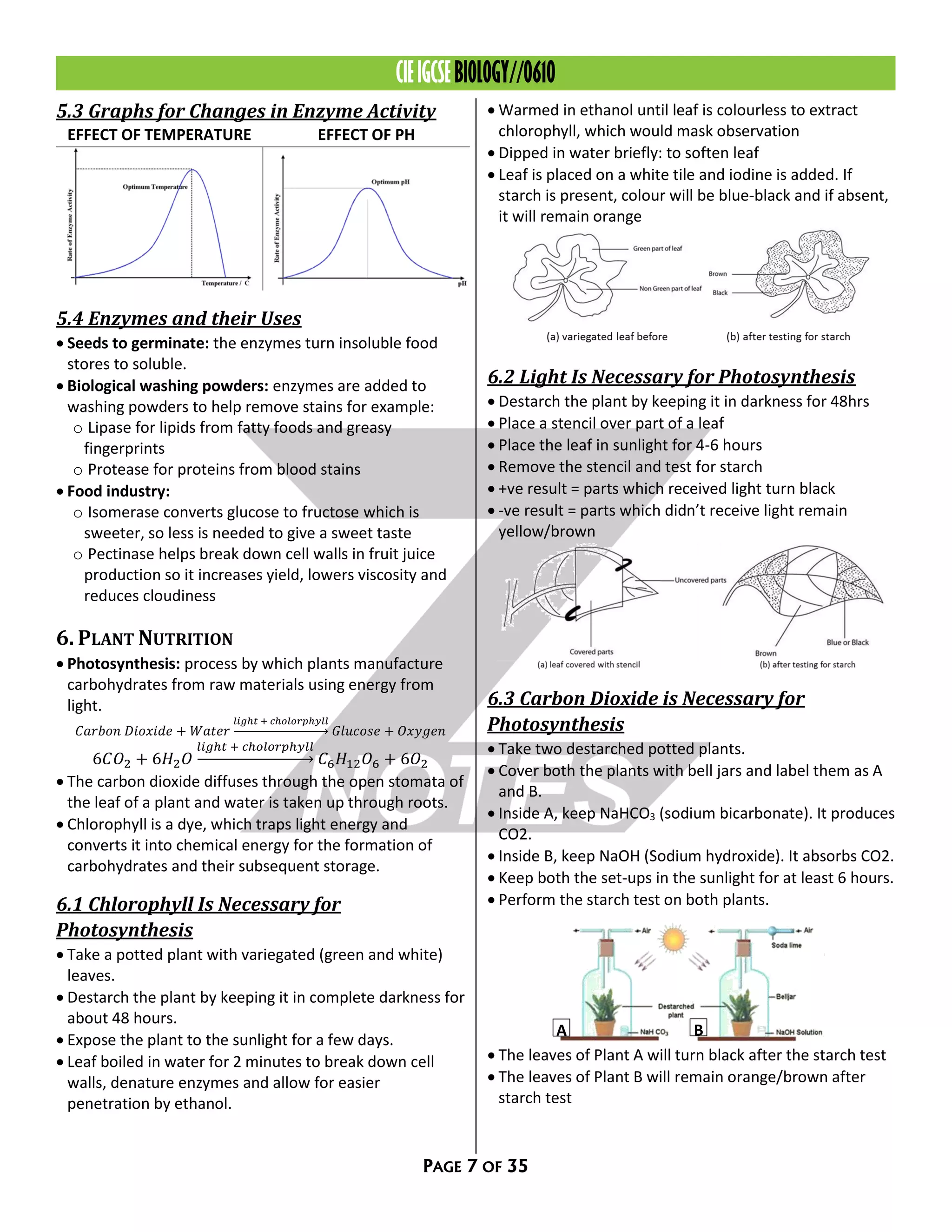 Caie igcse-biology-0610-theory | PDF