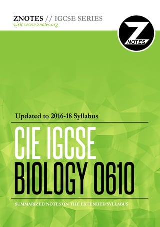 Caie igcse-biology-0610-theory | PDF