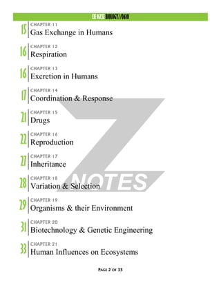 Caie igcse-biology-0610-theory | PDF
