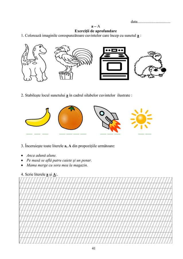 Caiet clasa-intai | PDF