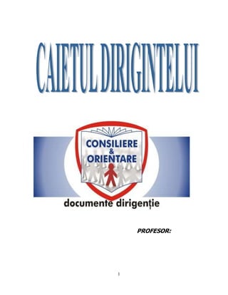 Caietul dirigintelui | DOC