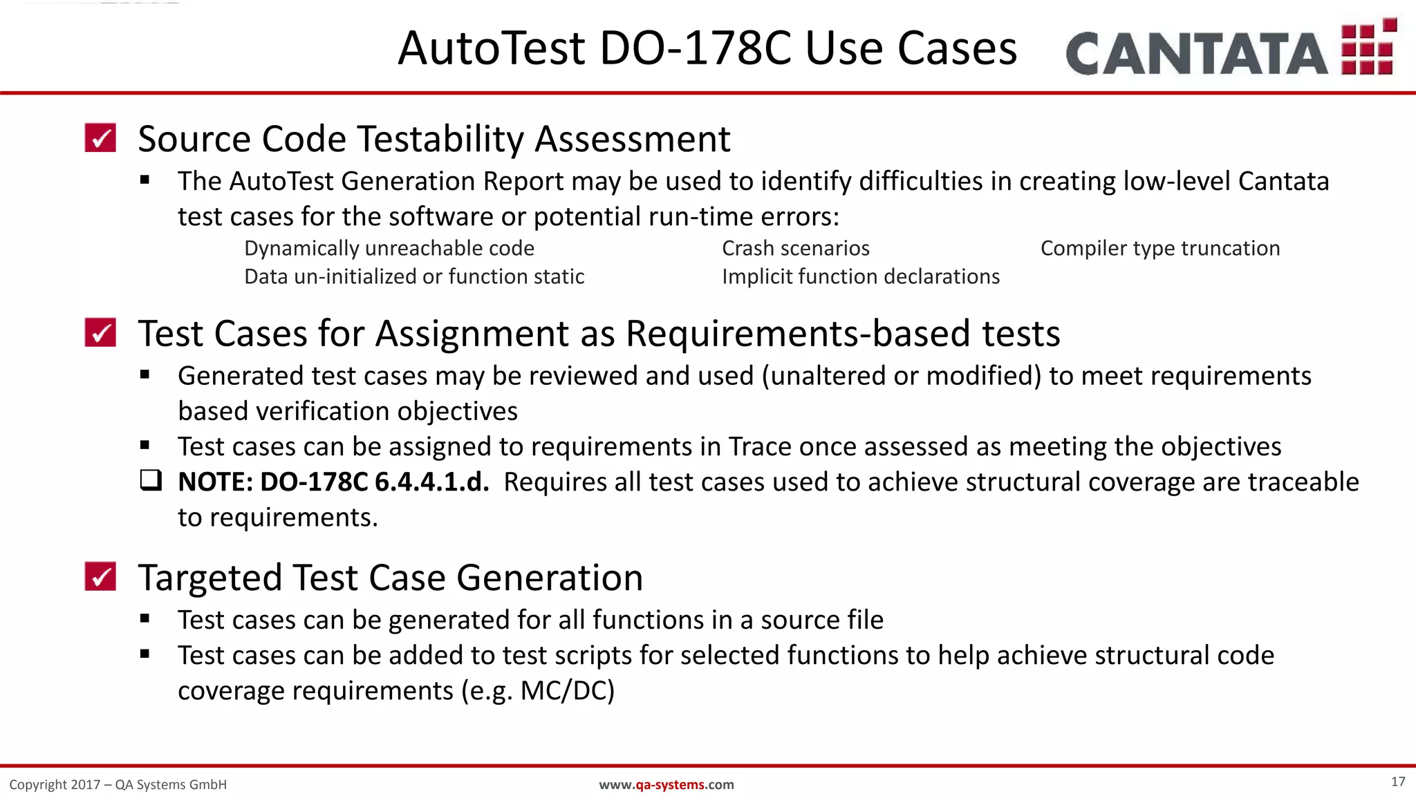 Automated Low Level Requirements Testing for DO-178C | PPTX