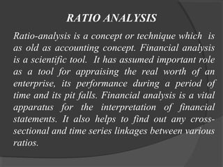 Ratio Analysis By- Ravi Thakur From CMD | PPT