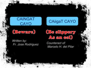 Caiigat cayo | PPT