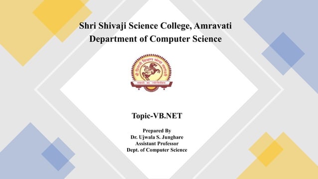Combo box and List box in VB.Net.ppt