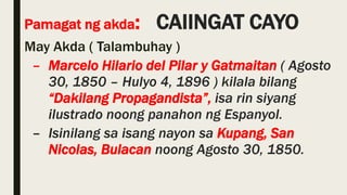 CAIINGAT CAYO AT SANAYSAY.pptx