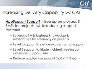 Introduction to CAI | PPTX | Business | Business and Finance