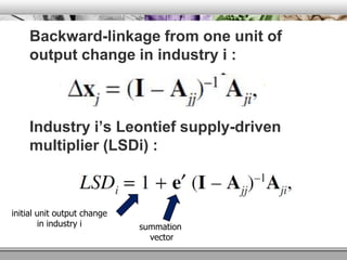 Tourism’s Forward and Backward Linkages | PPTX