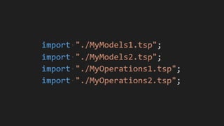 Schema-first API Design Using Typespec - Cailin Smith, Microsoft | PPTX | Web Development | Internet