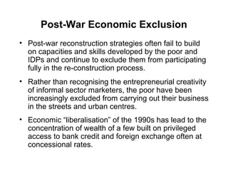 Microfinance in Conflict & Post-War Countries - Allan Cain, August 4 ...