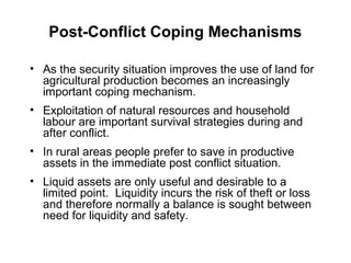 Microfinance in Conflict & Post-War Countries - Allan Cain, August 4 ...
