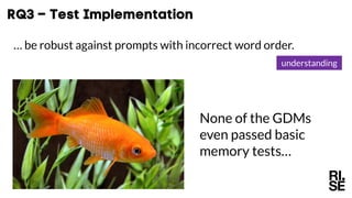 Quality Assurance Of Generative Dialog Models in an evolving Conversational Agent used for ...