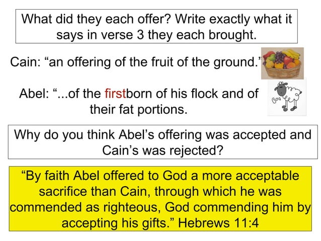 Cain and Abel | PPTX