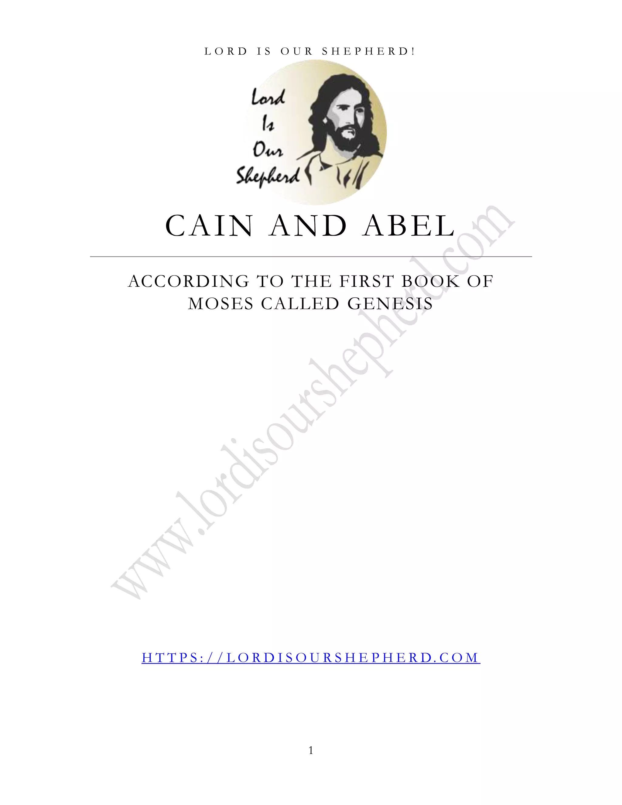 Cain and abel | PDF