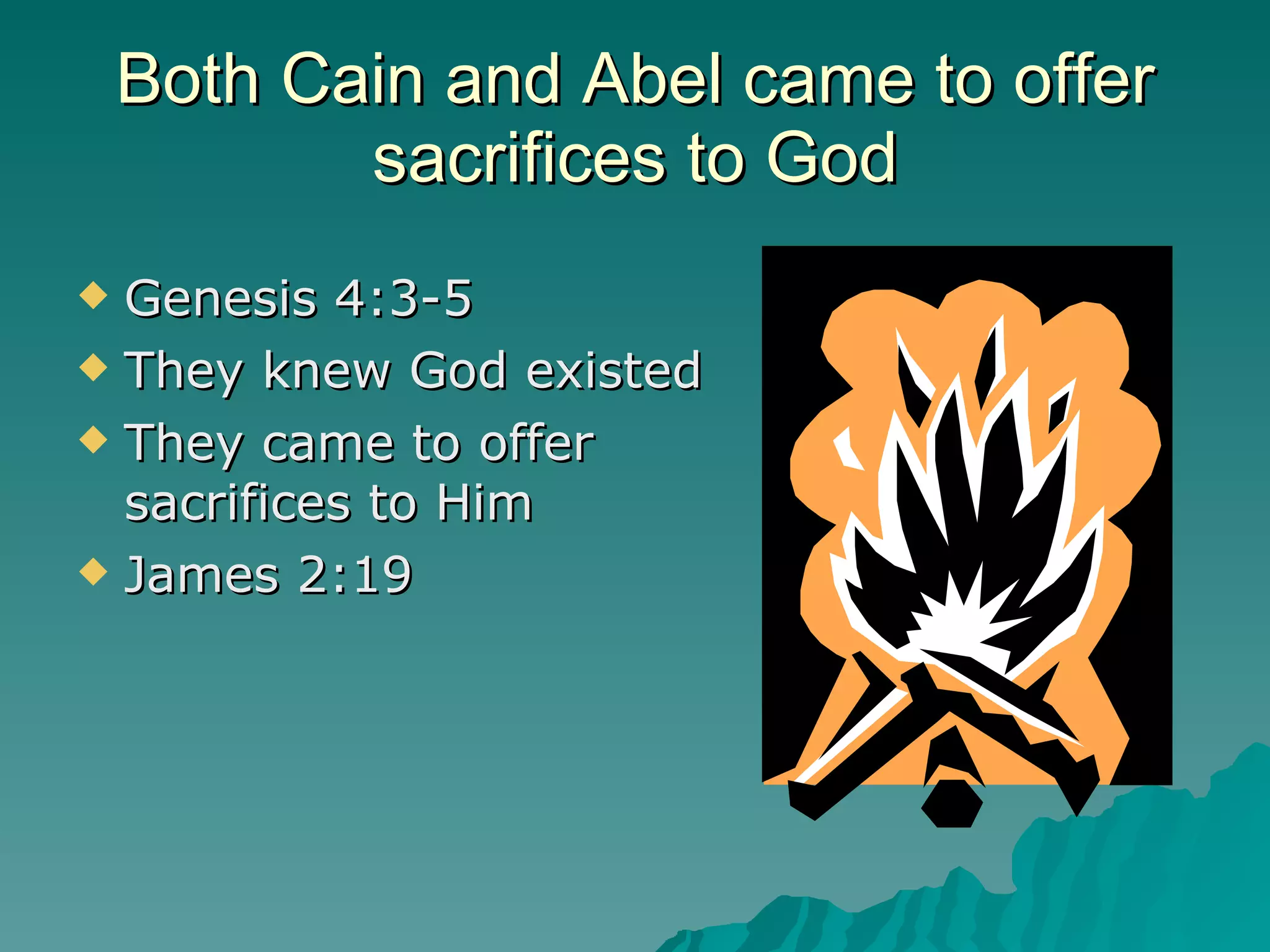 Cain, Abel, and Seth | PPT