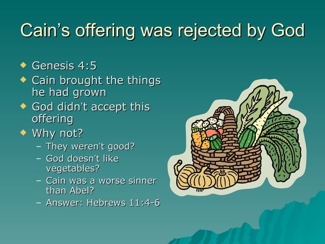 Cain, Abel, and Seth | PPT