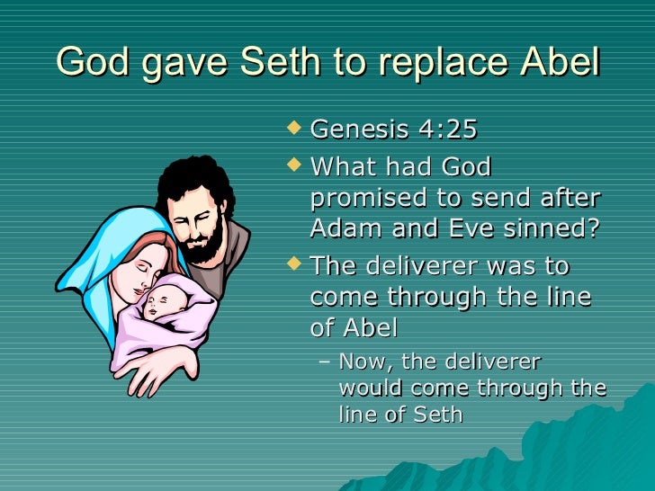 Cain, Abel, and Seth