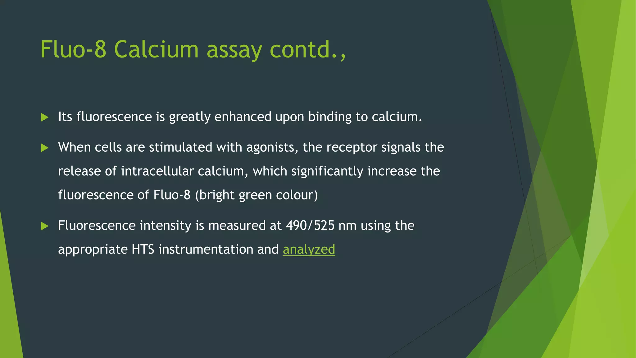 Calcium influx assay and flow cytometry | PPTX